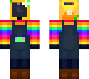 Kidcore tv head person | Minecraft Skin