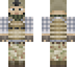 Urban Flannel Operator Grey | Minecraft Skin