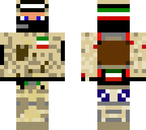 iran soldier | Minecraft Skins