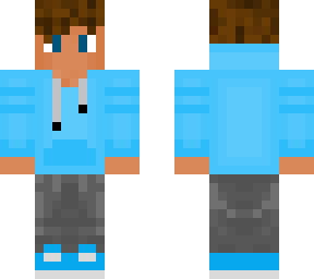 light blue boy | Minecraft Skins