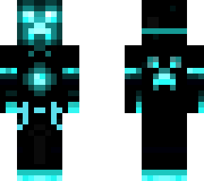 neon creeper | Minecraft Skins