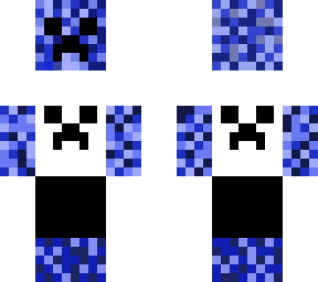Blue Creeper | Minecraft Skin
