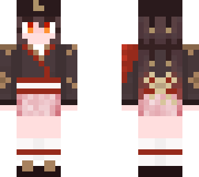 genshin hu tao | Minecraft Skins
