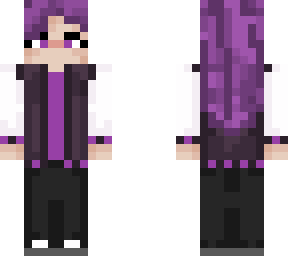purple bumber jacket | Minecraft Skin