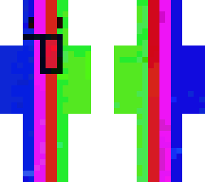 Rainbow derpy | Minecraft Skin