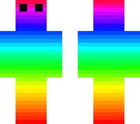 the rainbow man | Minecraft Skin