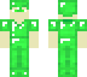 emerald armor | Minecraft Skins