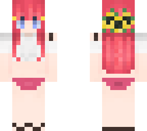 Itsuki Nakano (tropical view) | Minecraft Skin