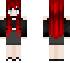 red hair blue eyes | Minecraft Skin