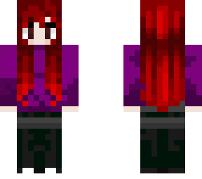 red hair emo | Minecraft Skin