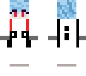 rei from neon genesis | Minecraft Skin