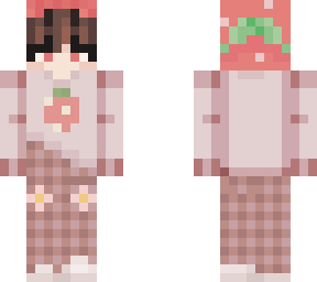 Strawberry Boy Minecraft Skins