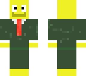 Yellow Business Man | Minecraft Skin