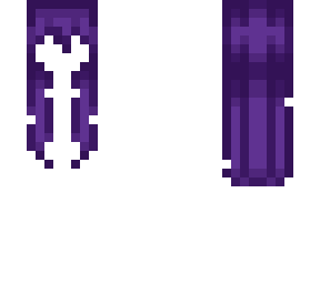 Dark Purple Hair base | Minecraft Skin