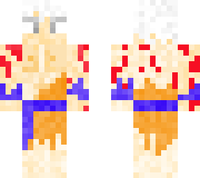 Goku Ultra instinct mastered | Minecraft Skin
