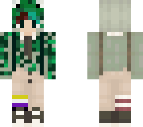 non-binary frog | Minecraft Skin