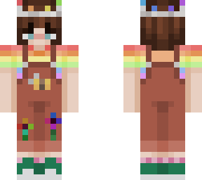 Pride bee overalls! | Minecraft Skin