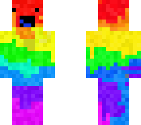 rainbow derp | Minecraft Skins