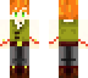 Redhead Highland Elf Man | Minecraft Skin