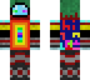 Rainbow Robot Minecraft Skins