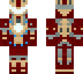 Weird eyes iron man | Minecraft Skin