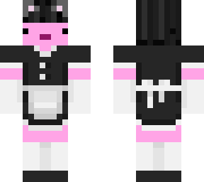Axolotl Maid | Minecraft Skin