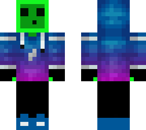 blue slime gamer | Minecraft Skins