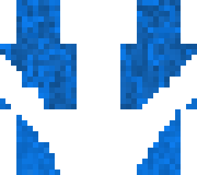 Half Blue Ghost | Minecraft Skin
