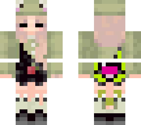 Cute frog girl | Minecraft Skin