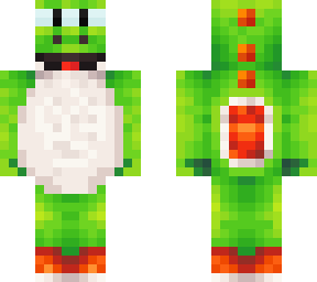 Fat Yoshi with fat tummy | Minecraft Skin