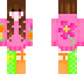 pink cute aesthetic flower | Minecraft Skins