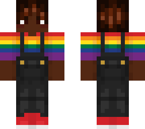 Pride Skin! [Blk+Boy Vers.] | Minecraft Skin
