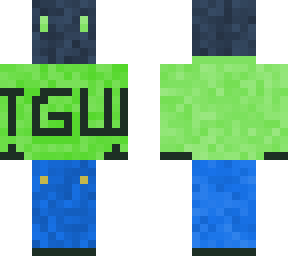 The Green Wolf | Minecraft Skin