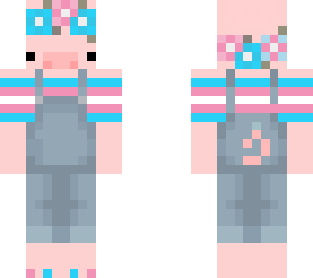 Trans pig | Minecraft Skin