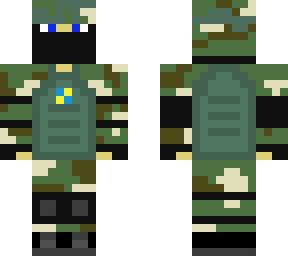 Ukrainian soldier #2 | Minecraft Skin
