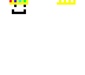 white blob with crown | Minecraft Skin