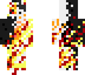 burning skull | Minecraft Skin