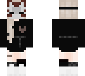 Girl With Mask Minecraft Skins