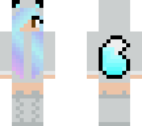 Grey/gray Wolf | Minecraft Skin