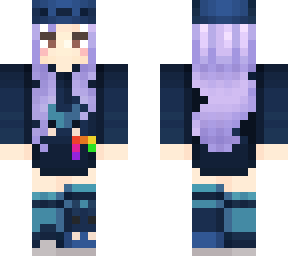 Vixella Blue Bats MCC | Minecraft Skin