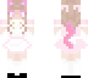 maid girl pink | Minecraft Skins