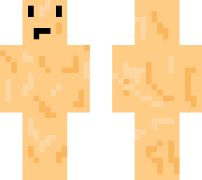 Derpy orange cube | Minecraft Skin