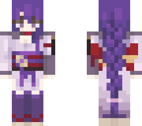 raiden shogun | Minecraft Skins