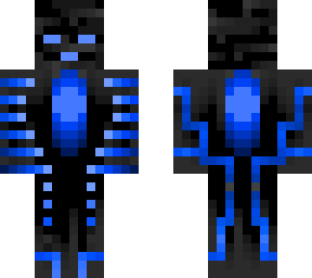 Blue wither | Minecraft Skin