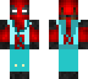 electric deadpool | Minecraft Skin