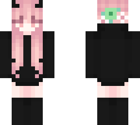 Pink demon???? | Minecraft Skin