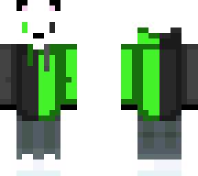 Polarbear with head phones | Minecraft Skin