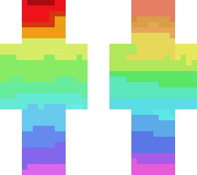 Rainbow Slushie | Minecraft Skin