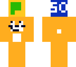 Scratch cat holding a coding block | Minecraft Skin