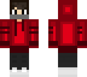 red hoodie | Minecraft Skins